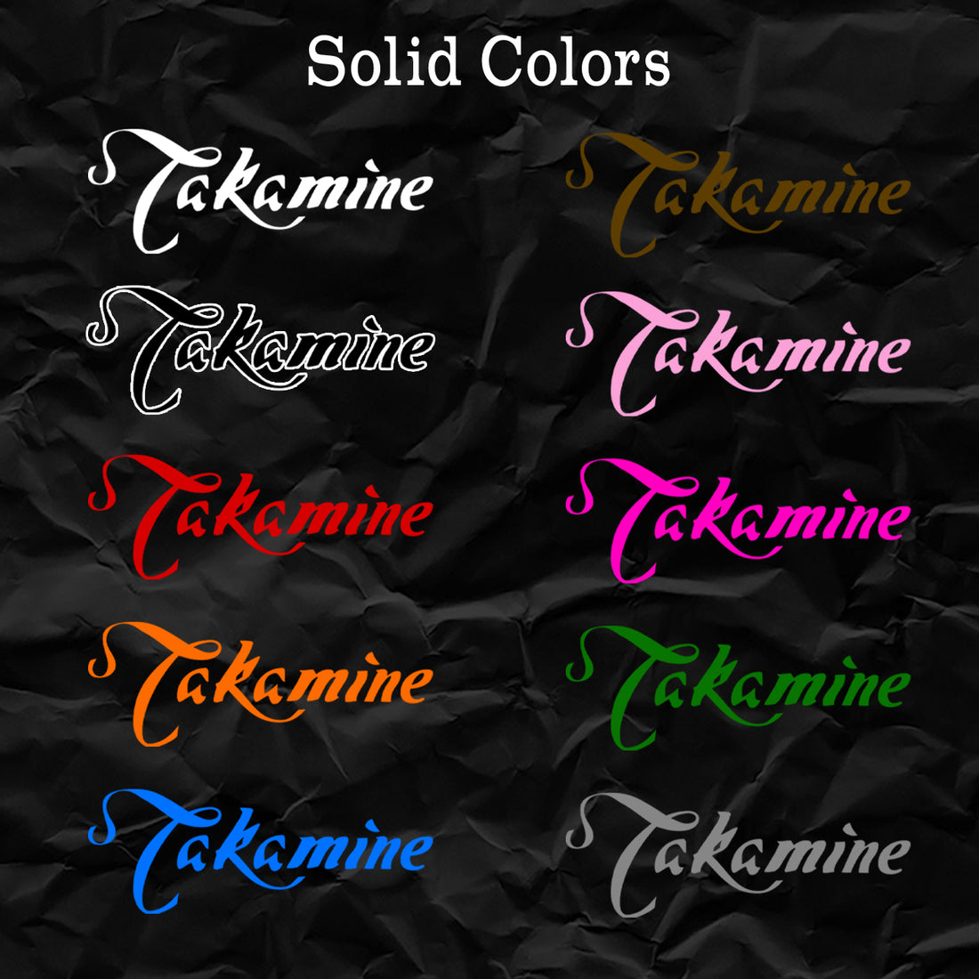Takamine Decal for pickguards – CamachWrapz